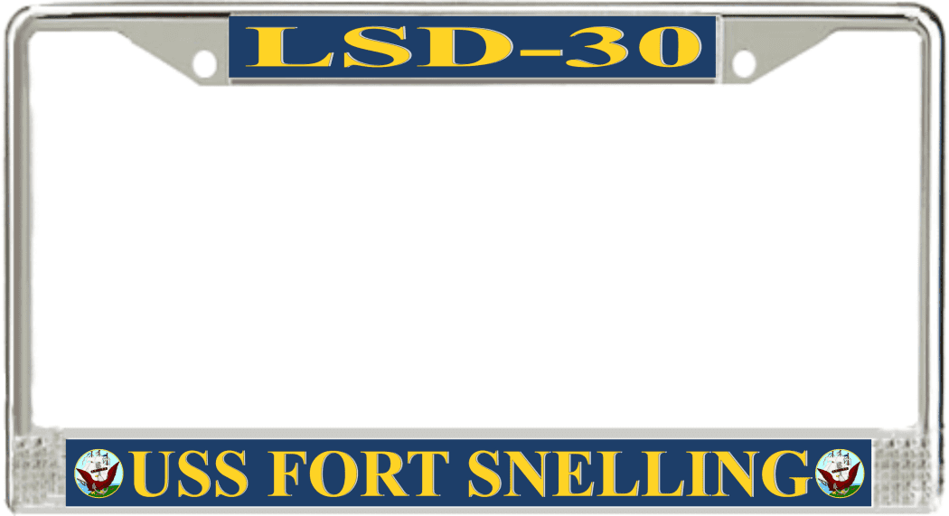 USS Fort Snelling LSD-30 License Plate Frame - Walmart.com