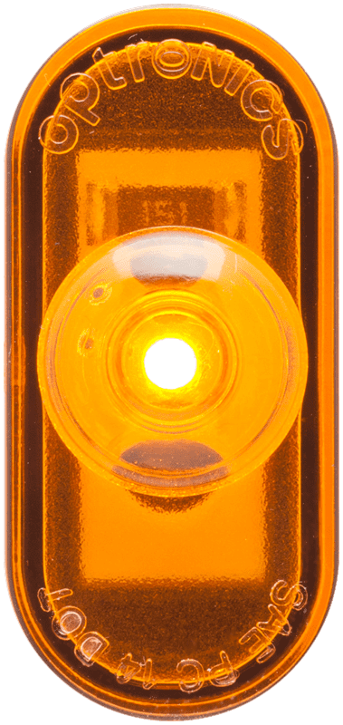 Optronics - MCL290APG - ONE LED MARK MINI AMBER .180MB WIRE PLG - (Pack ...