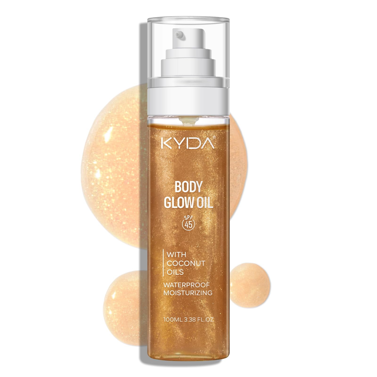 Aceite corporal protector solar KYDA Body Glow Oil SPF 45 100 ml ...