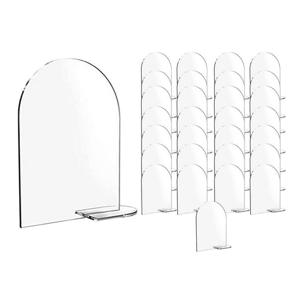 4x6 inch Place Cards with Stand, Centerpieces Acrylic Signs Holder ...