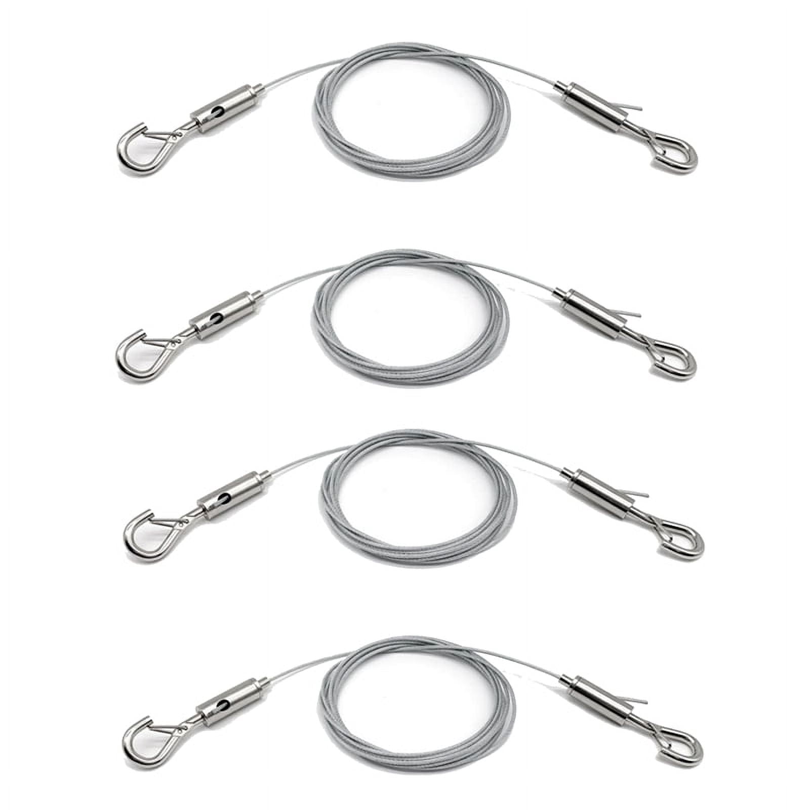 Paquete de 4 alambres ajustables para colgar cuadros, resistentes ...