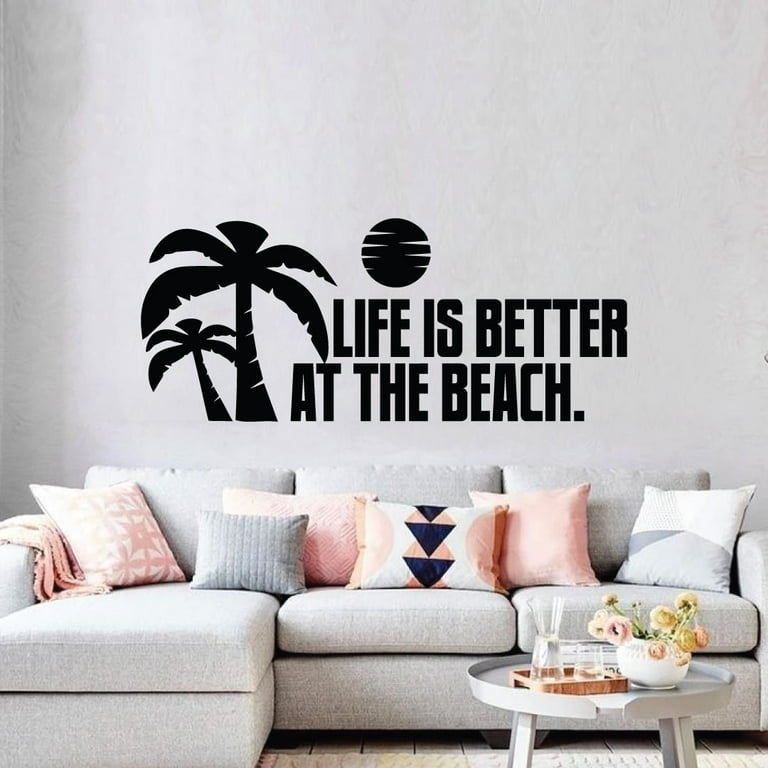 Beach Vinyl Wall Quotes Honeycomb Wall Quotes™ Wall Art Decal Kit