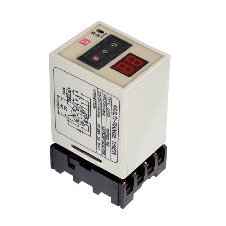 Digital Delay Timer Relay, High Medium Power 24V AH3-DM Timer Relay, For Communication Automated ...