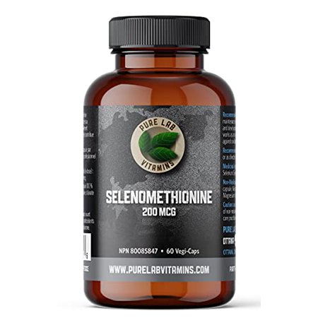 Pure Lab Vitamins - Selenium Mineral Supplement - Selenomethionine - 60 ...