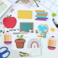 9-Pack Reusable Sticky Notes with Vibrant Colors for Tasks, Reminders ...