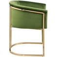 Meridian Furniture Tierra Olive Velvet Dining Chair - Walmart.com