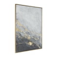 48" x 65" Geode Framed Wall Art with Gold Frame, by DecMode - Walmart.com