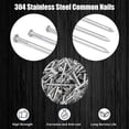 2 Inch Hardware Nails, 100pcs Stainless Steel 304 Hanging Nails for ...