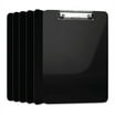 Black Plastic Clipboards, 12 Pack, Durable, 12.5 x 9 Inch, Standard ...