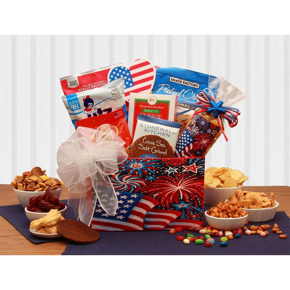GBDS Stars & Stripes Forever Patriotic Gift Box - July 4th gift basket ...