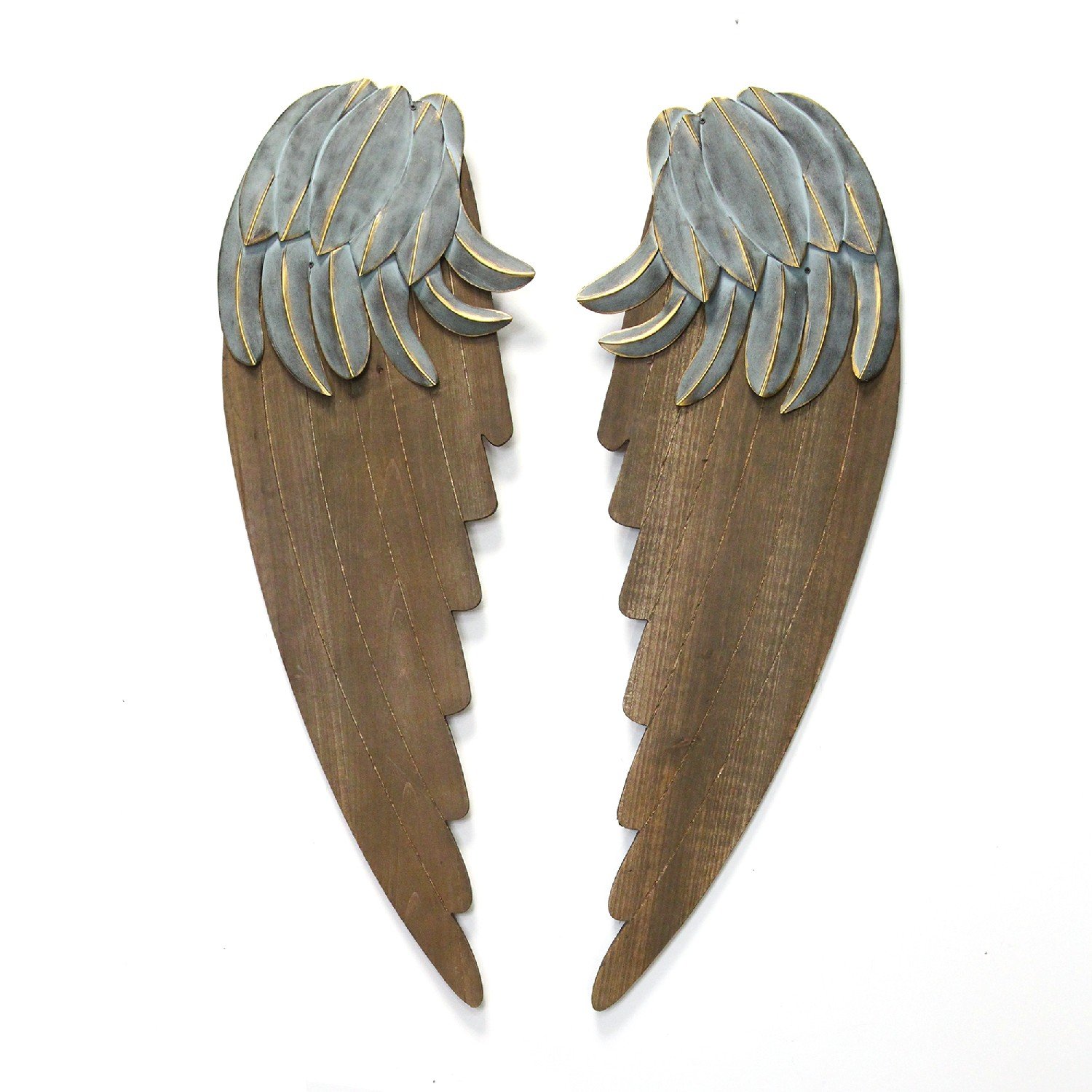 Stratton Home Decor Rustic Angel Wings - Walmart.com