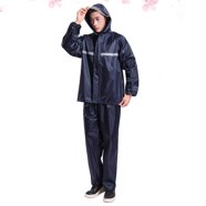O2 Primary Rain Jacket with Hood: Royal Blue~ XL - Walmart.com