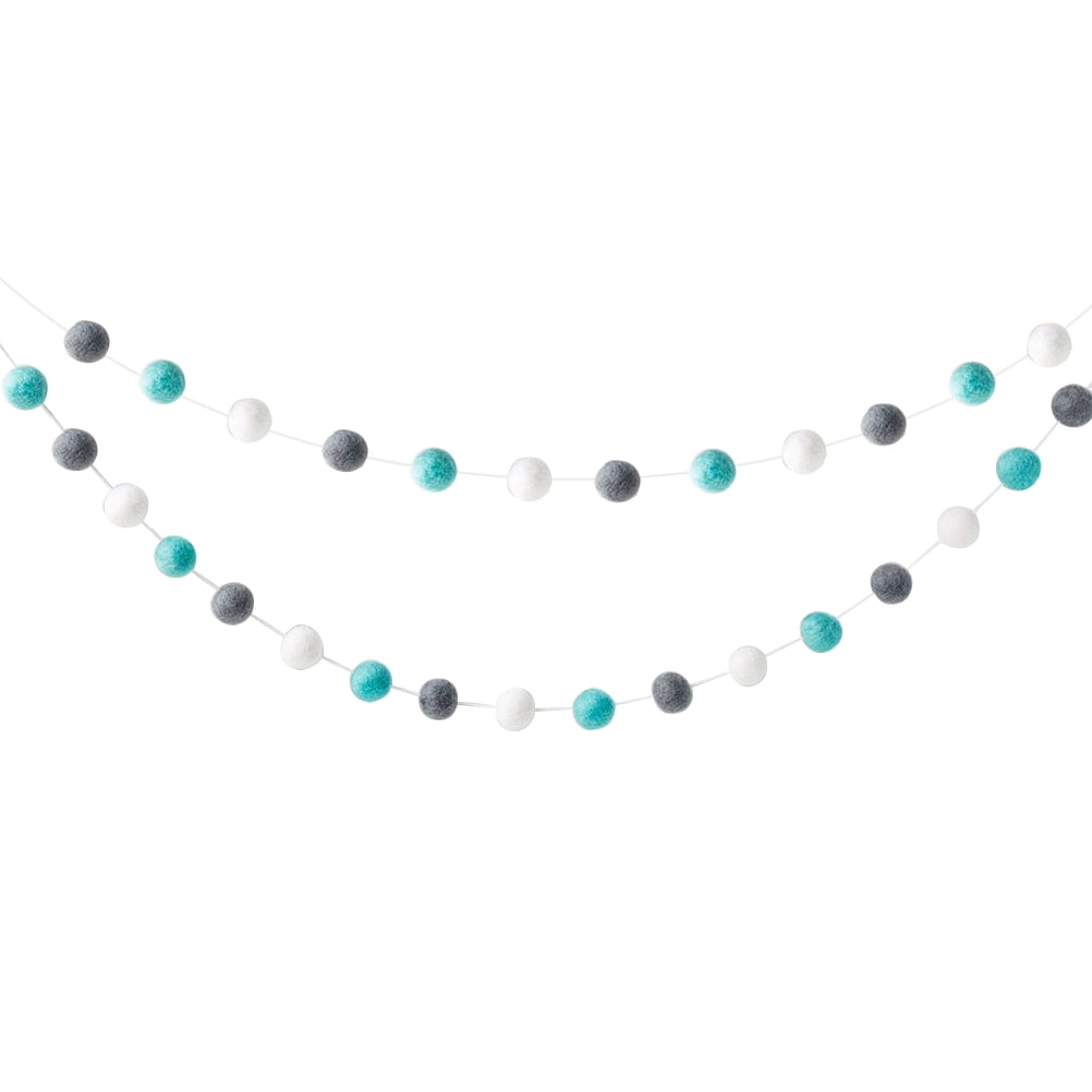 Click here for Miangastore 2m 30 Balls Wool Felt Ball Pom Poms Ga... prices