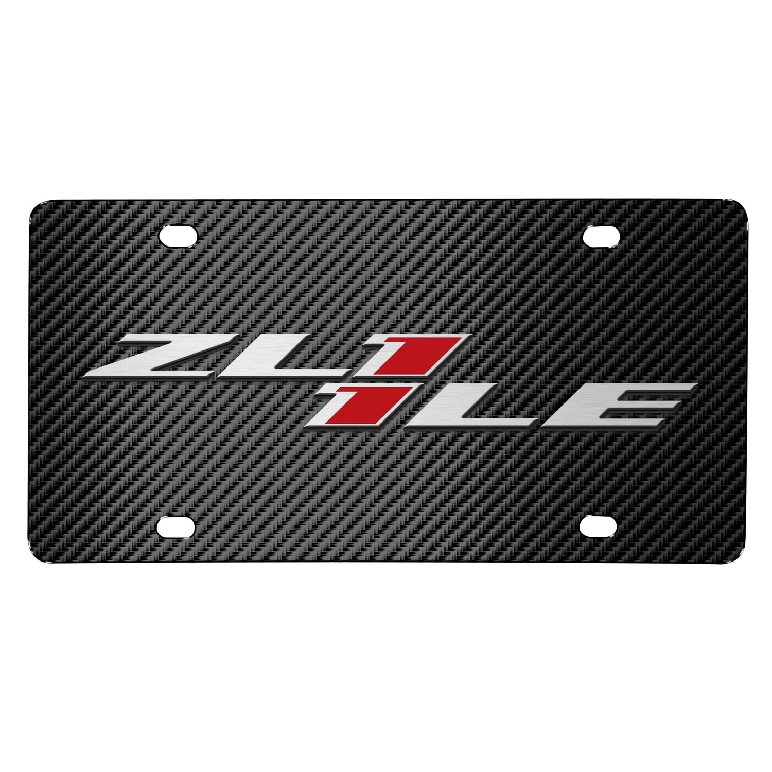 iPick Image for Chevrolet Camaro ZL1-1LE 3D Logo on Black Carbon Fiber ...