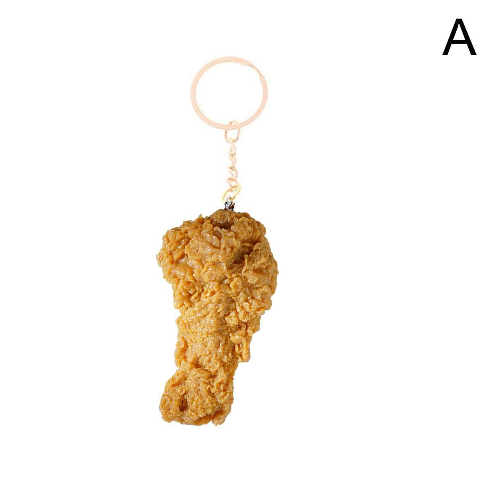 New Fried Chicken Simulation Food Keychain French Fries Drumstick ...
