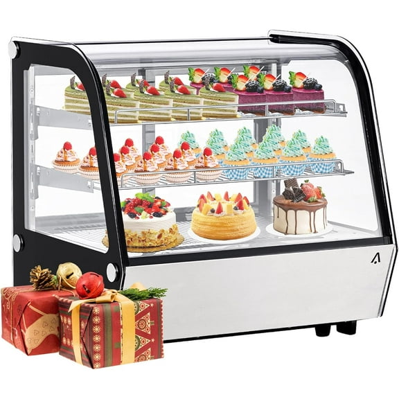 Accreate 4.2 Cu.Ft Commercial Countertop Display Refrigerator, Auto ...