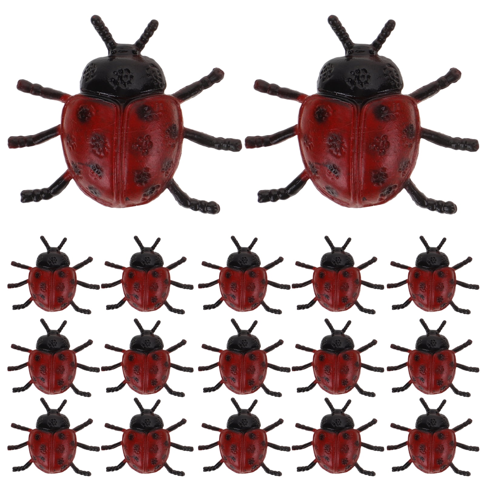 ColoMX 30 unids LifeLike Insect Model Toys Prank Props Fake Ladybug ...