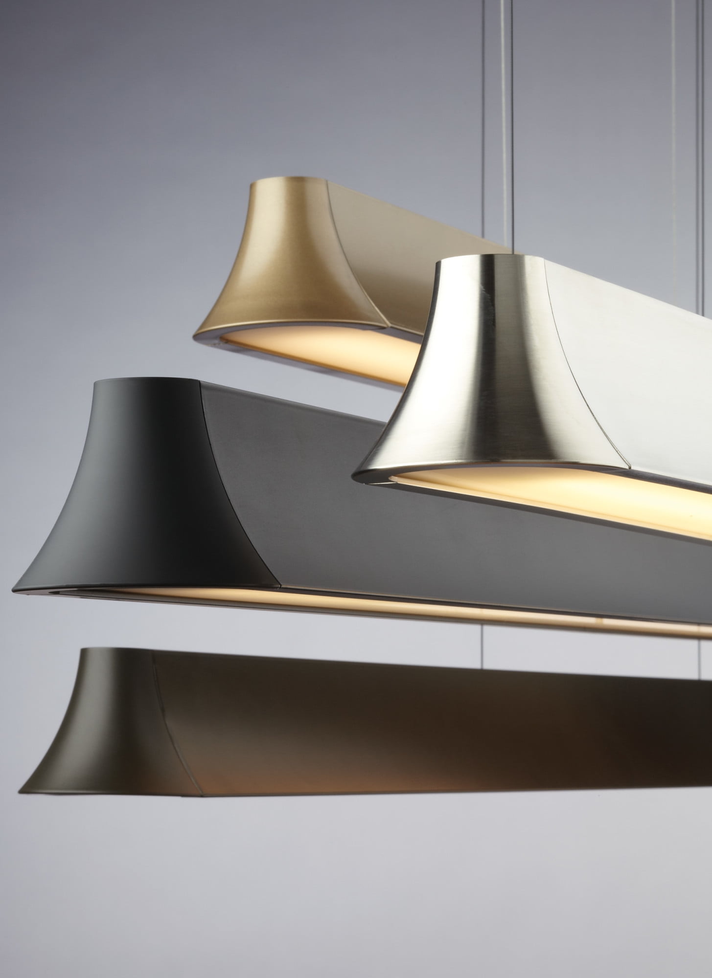 Tech Lighting 700Lszhn49-Led277 Zhane 49" Wide 277V Linear Suspension 1 ...