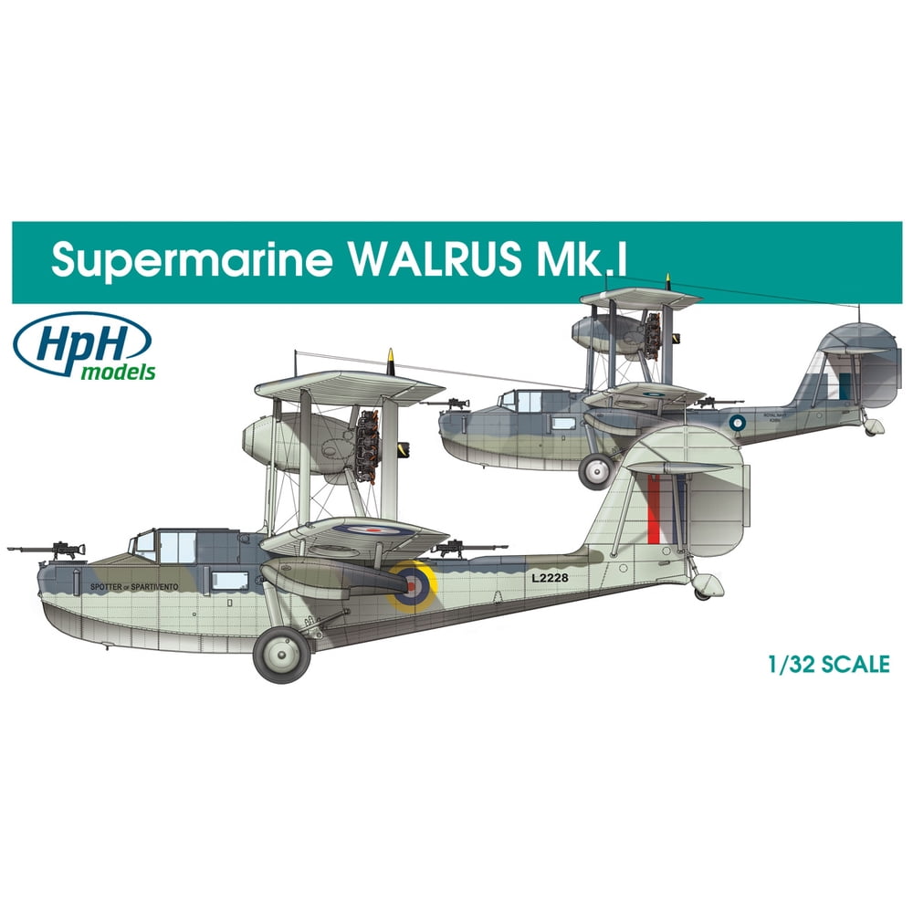 HPH Model 1:32 Supermarine Walrus British Aircraft -Multimedia Model ...