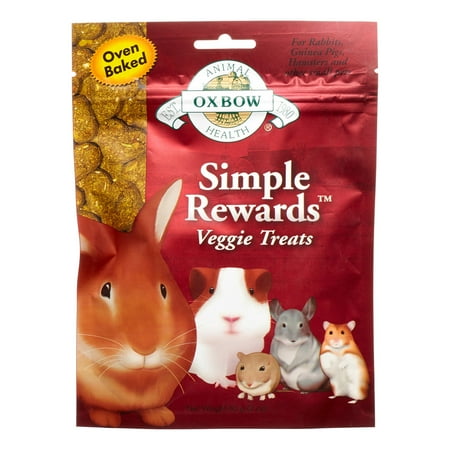 Oxbow Simple Rewards Small Animal Treats, Veggie, 2 oz. - Walmart.com