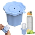Cylinder 3D Silicone Ice Maker Tray, Easy Release Decompress Ice Cup ...