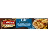 El Monterey Beef Enchiladas Meal with Cheese and Zesty Chipotle Sauce ...