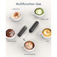 Rechargeable Milk Frother USB, Handheld Electric Foam Maker with Whisk ...