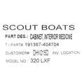 Scout Boat Interior Storage Box DHK015D | 320 LFX White Acrylic ...