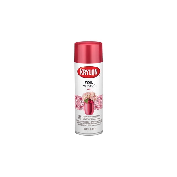 Krylon Foil Metallic 5.75oz Red Foil - Walmart.ca