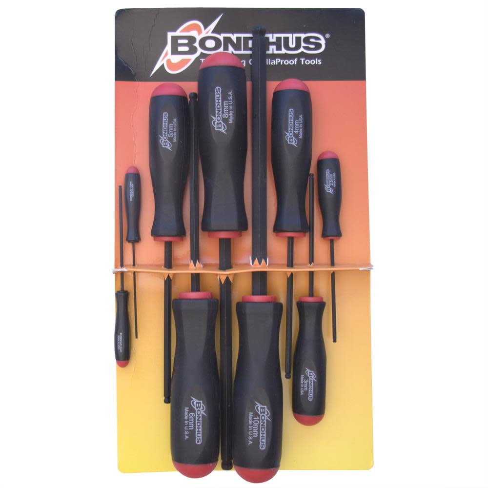 Bondhus Set 9 Balldriver Screwdrivers - Walmart.com