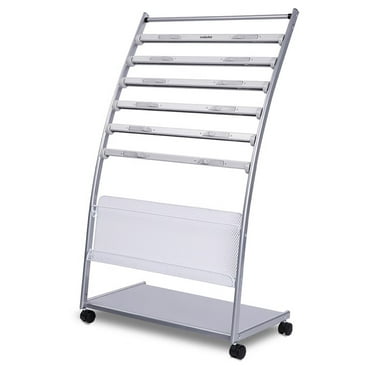 JRHRXXY Floor Standing Magazine Rack,Brochure Display/Newspaper Stand ...