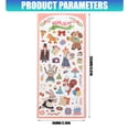 Cartoon Scrapbooking Sticker Transparents Decorative Sticker for Diys ...