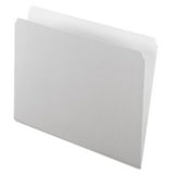 Pendaflex 152-GRA Two-Tone File Folders, Straight Cut, Top Tab, Letter ...