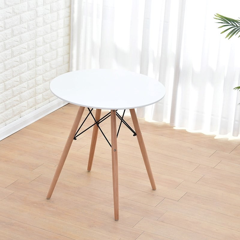 Mesa Eames Redonda De Madera Estilo Minimalista Moderno 80 cm | Bodega ...