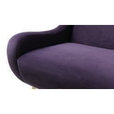 Sandy Wilson Home Corina Settee, Purple - Walmart.com