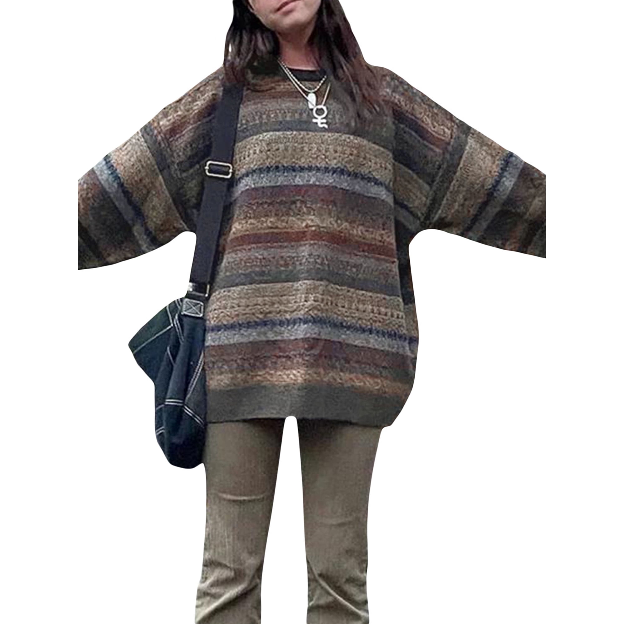 Click here for Fortune Women Loose Sweater  Autumn Vintage Long S... prices