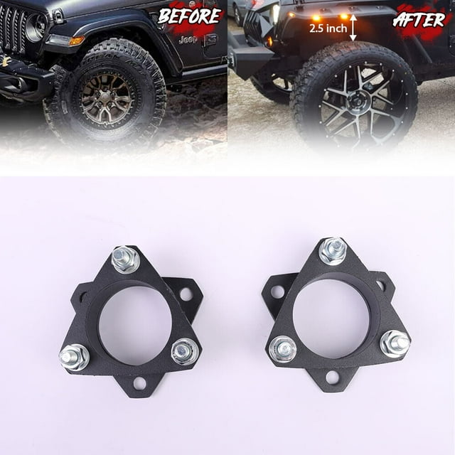 NIXFACE 2.5" Front Strut Spacer Leveling Lift Kit for 2019+ Ford Ranger ...