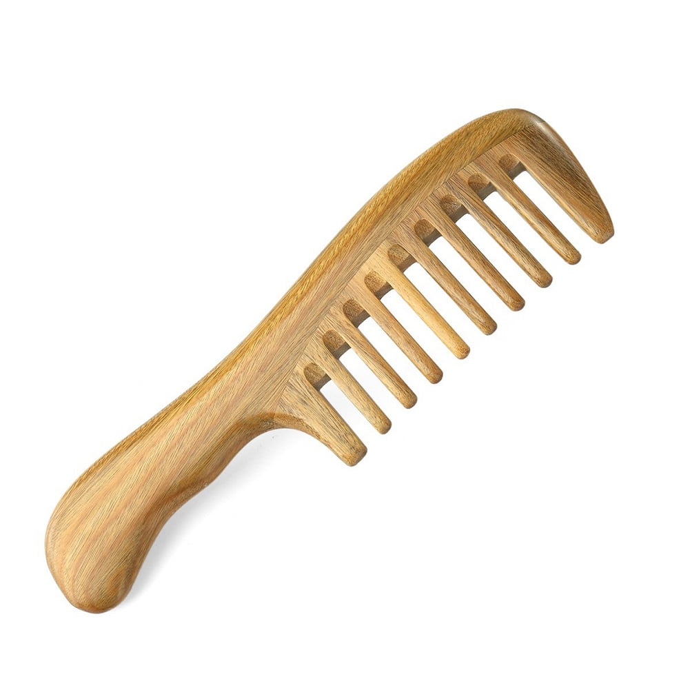 Click here for Unbranded Wide Tooth Natural Sandalwood Hair Comb-... prices