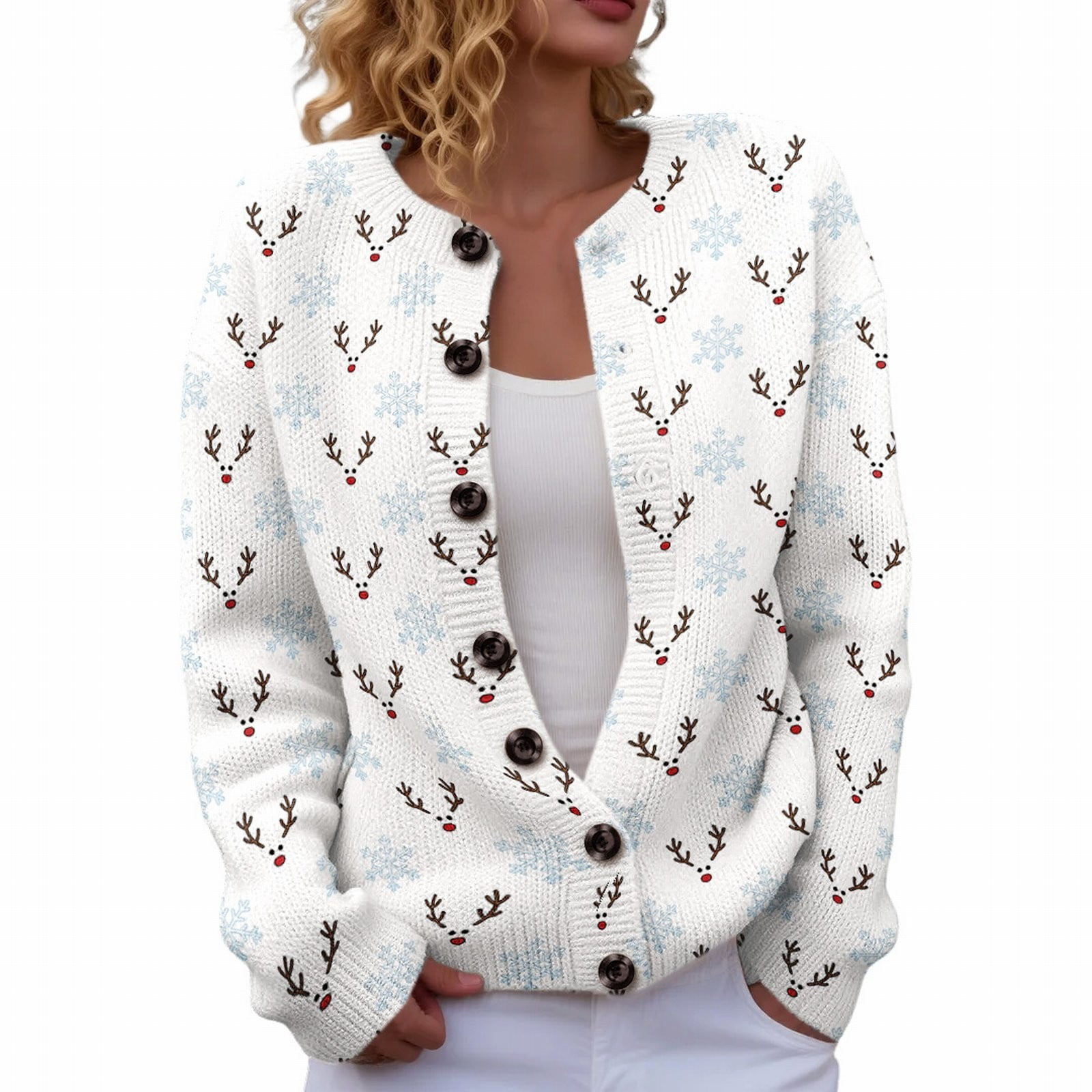 Click here for Siminseming Christmas Sweater For Women Cute Funny... prices