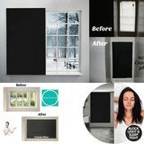Darkening Window Cover, Portable, Home Decor, Standard Size, 100% Black ...