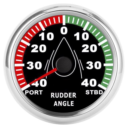 Rudder Angle Gauge,85mm Boat Rudder Angle Boat Accessory Rudder Angle ...