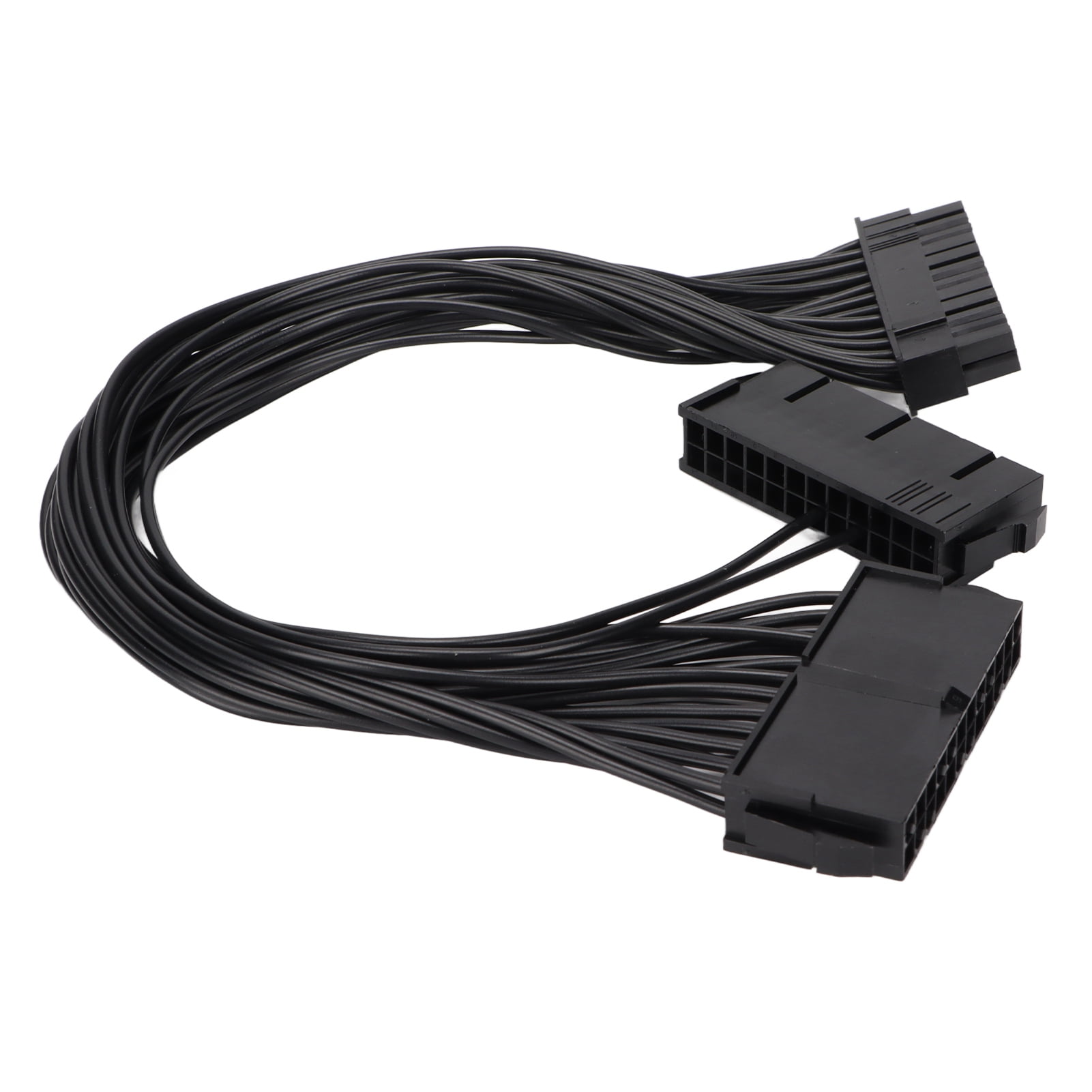 LYUMO 24 Pin Extension,Dual Power Supply Adapter,Dual PSU Adapter 24pin ...