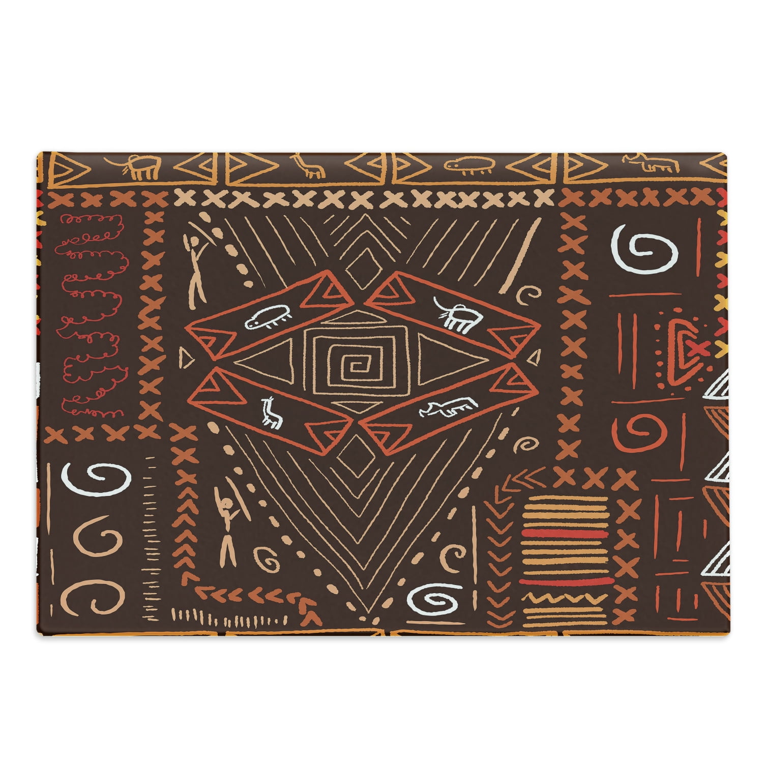 Prehistoric Cutting Board, Aboriginal Style Patterns Tribal Motifs ...