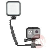 Opteka Handle with VL5 LED Video Light and Handgrip Stablizer for GoPro ...