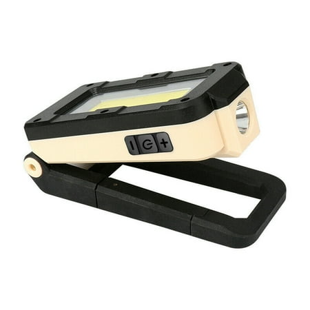 Top-Max Portable Rechargeable Magnetic COB LED Work Light Lamp Folding ...