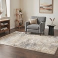 8x10 Area Rug, Non Slip Backing Low Pile Machine Washable Indoor Rug ...