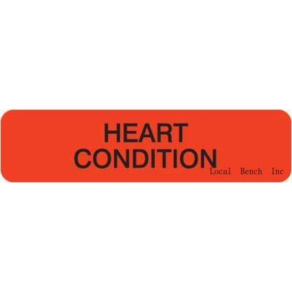 - File Folder Chart Labels, MAP187, Heart Condition, Medical Chart ...