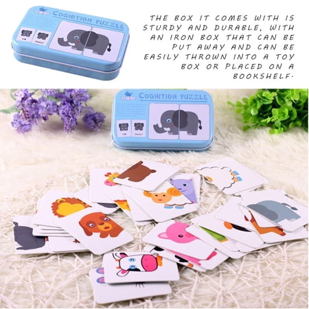 Cognitive Card Children Learning Enlightment box paper Toy Card English ...