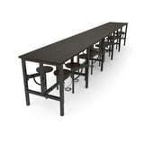 OFM Endure Series Model 9020 Standing Height 20 Seat Table, Walnut Top ...