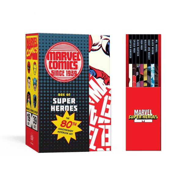 Marvel's Box of Super Heroes : The 80th Anniversary Mini Notebook Set ...